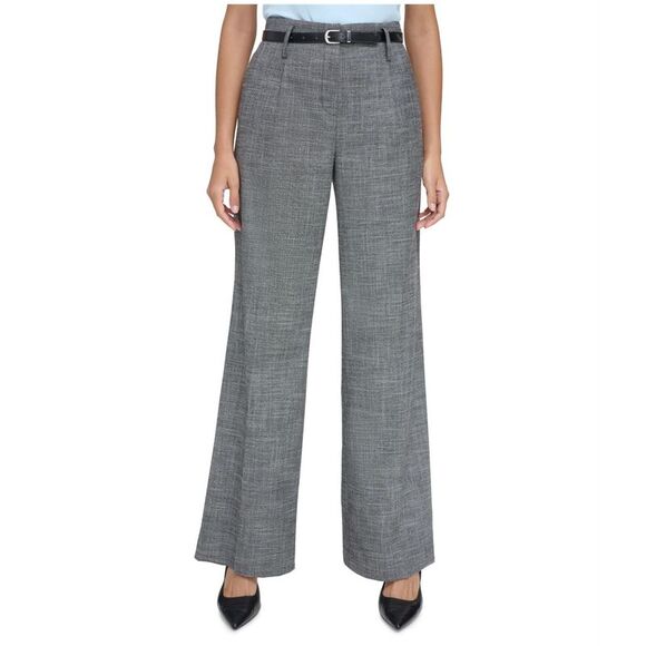 Calvin Klein | Pants & Jumpsuits | Calvin Klein Womens High Rise Belted ...
